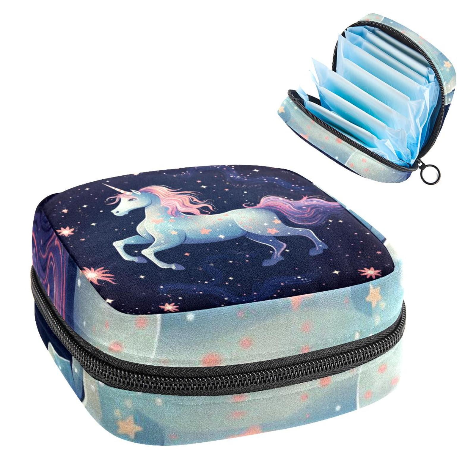 Unicorn Pad Bag, Sanitary Napkin Pouch, Small Pouch, Makeup Brush Pouch ...
