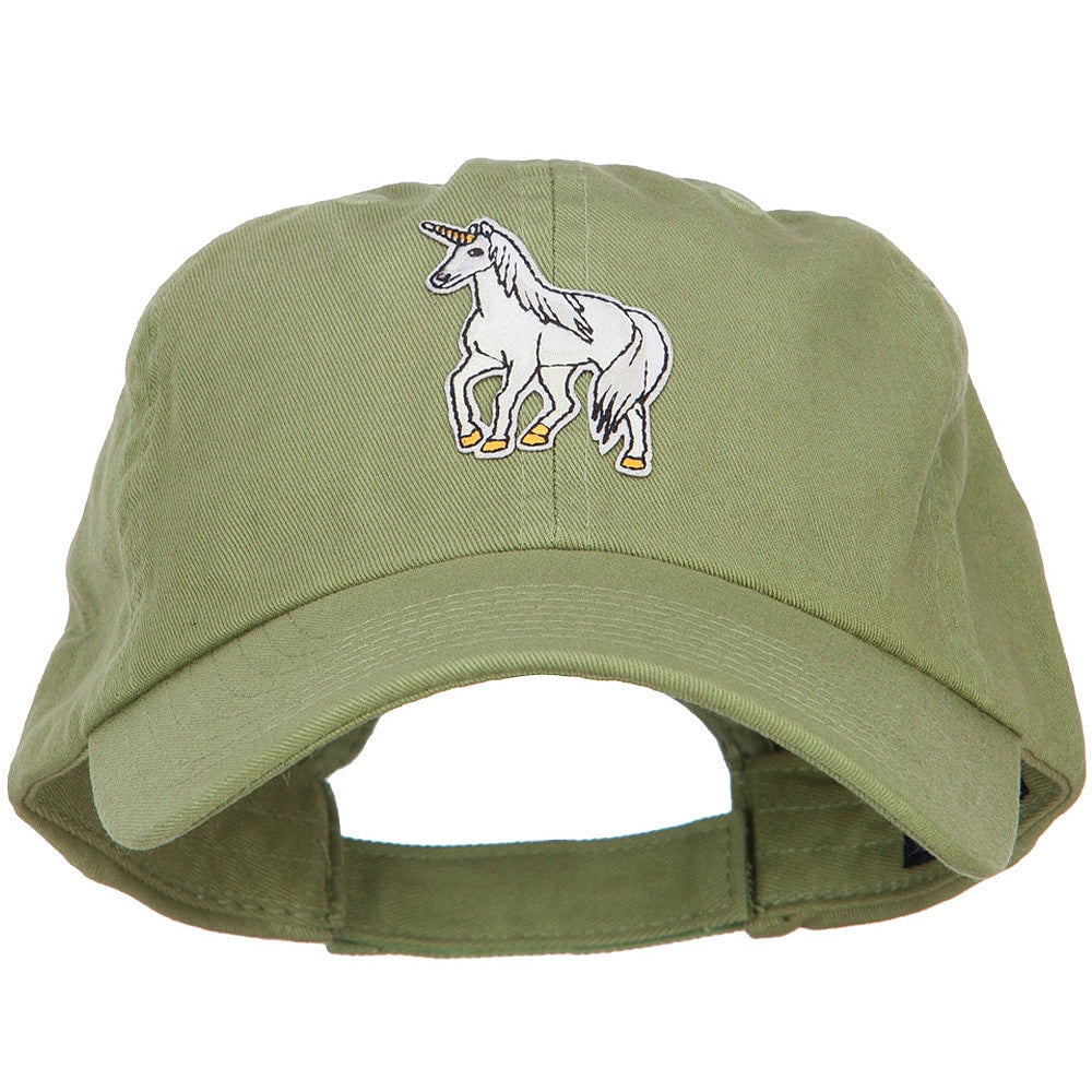 Unicorn Patched Low Profile Cotton Cap - Cactus OSFM - Walmart.com