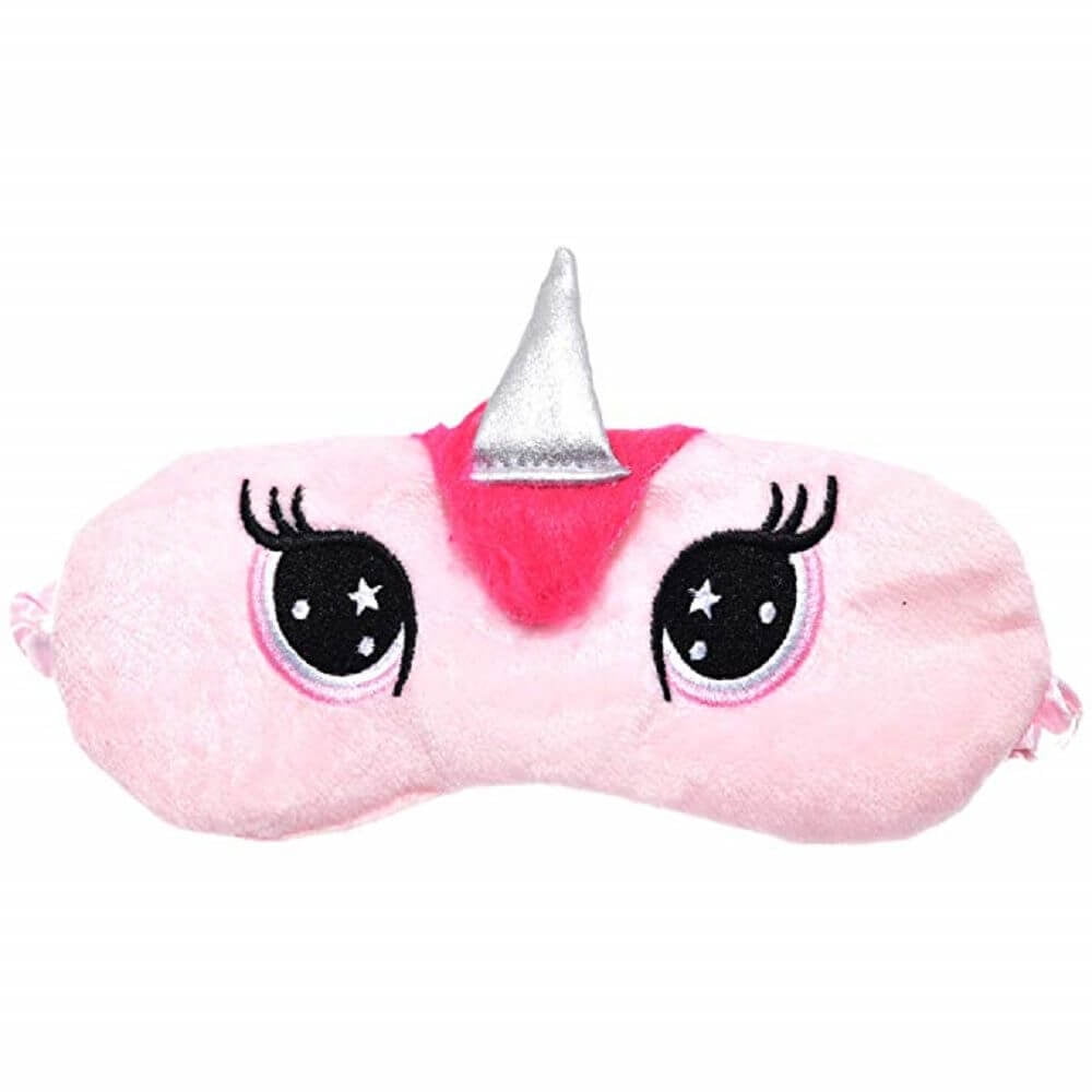 Unicorn Plush Women's Girls Fuzzy Sleep Mask One Size, Pink - Walmart.com