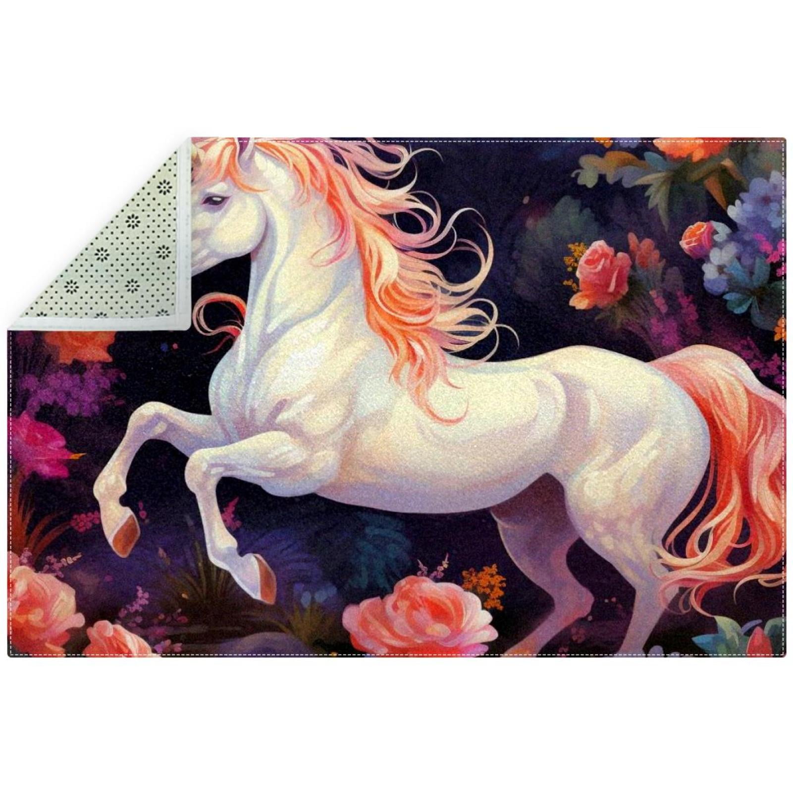 Unicorn Polyester Office Mat - Right-Angle Floor Protector for Comfort ...