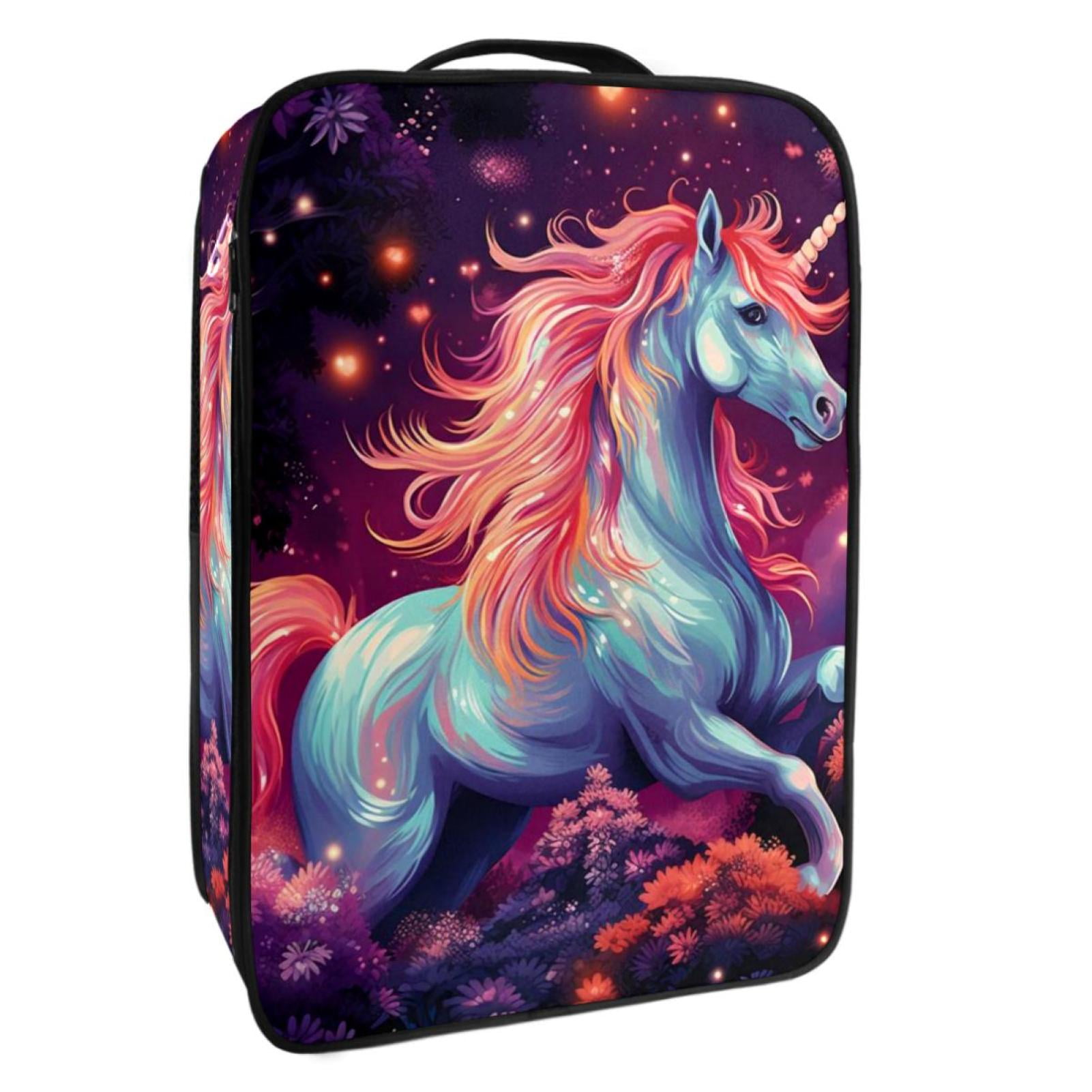 Unicorn Polyester Shoe Storage Boxes Organizer - 23x31cm/9x12in Size ...