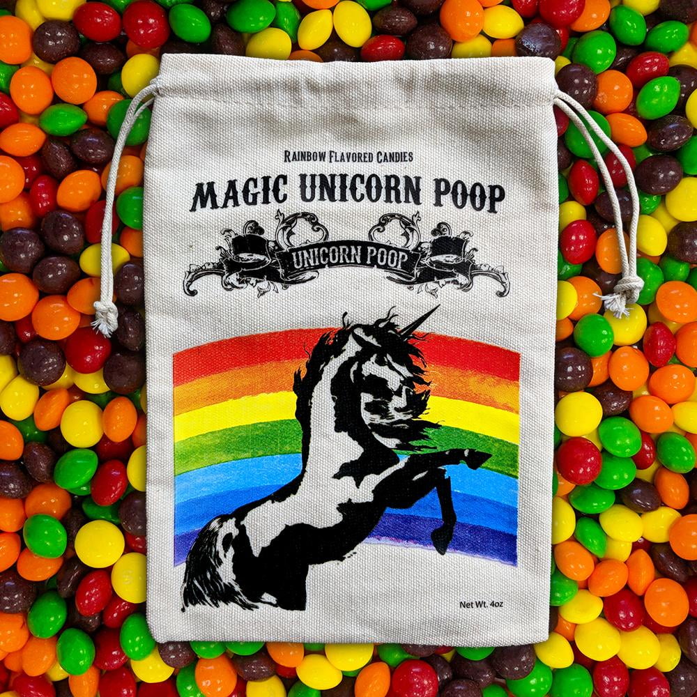 Unicorn Poop Candy - Edible Rainbow Unicorn Poo Gift Bag - Walmart.com