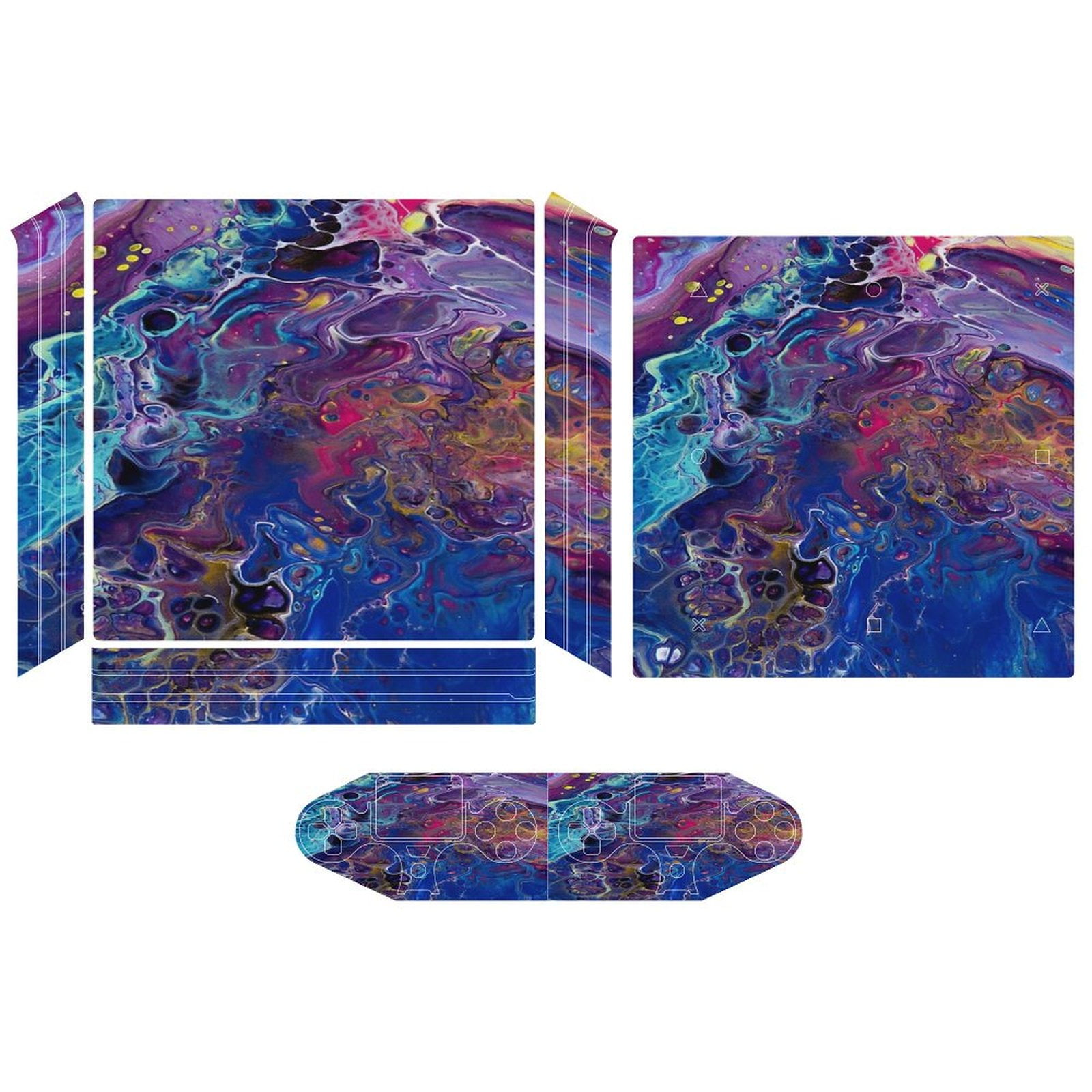 Unicorn Poop PS4/PS4 Pro/PS4 Slim Skin Sticker For Console And ...