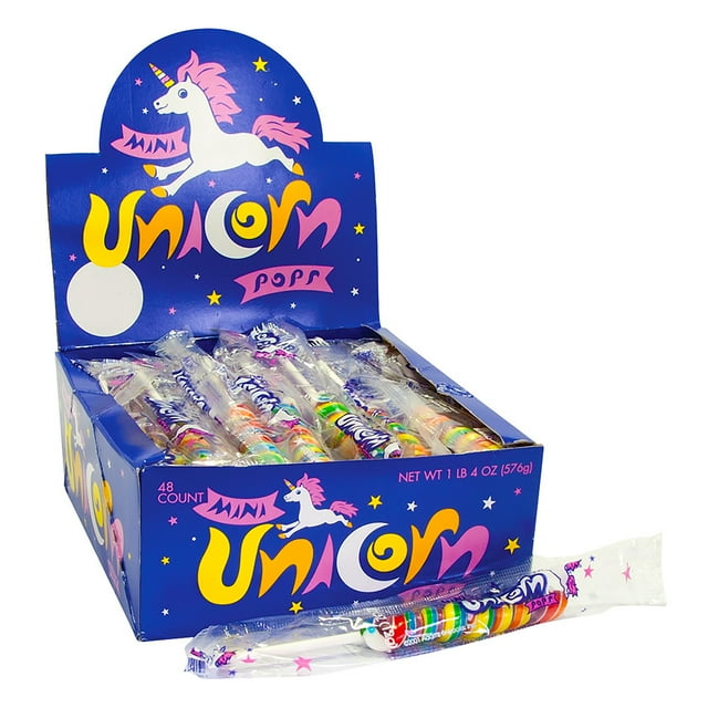 Adams & Brooks Unicorn Pops, 48 Count - Individually Wrapped ...