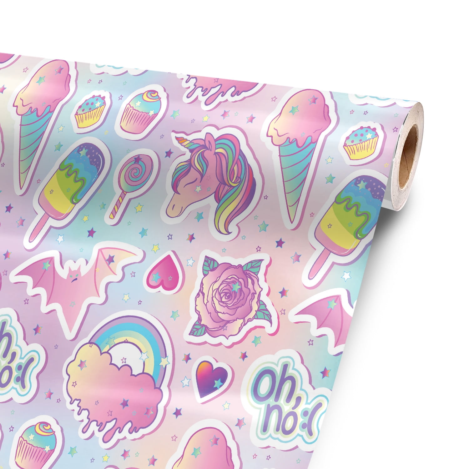Unicorn Popsicle 96” x 52” Vinyl Wrap Sheet for large or custom items ...
