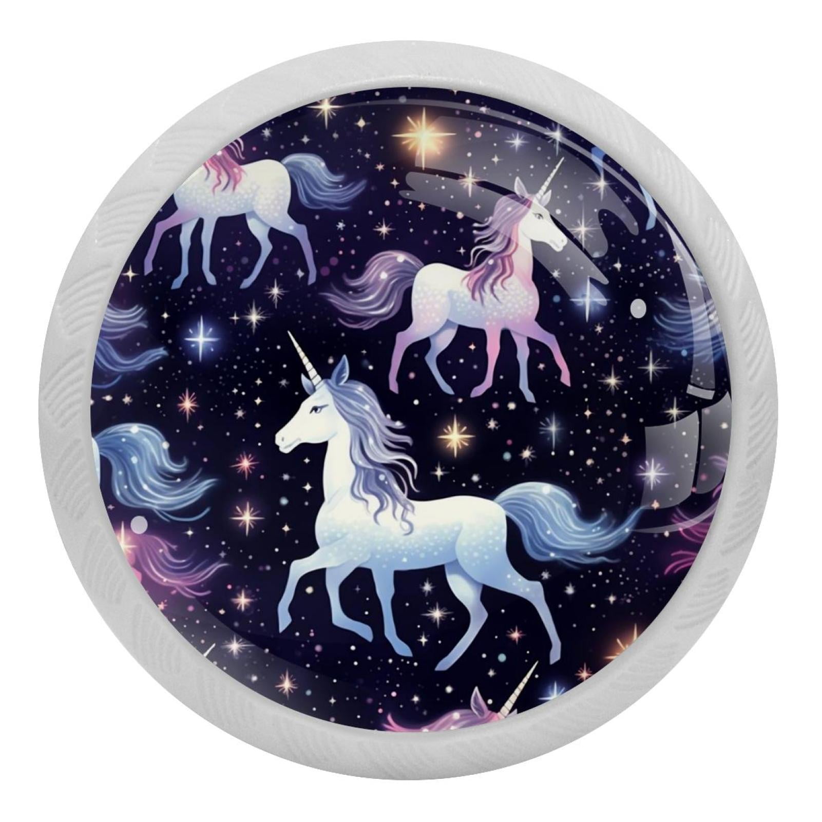 Unicorn Round Glow-in-the-Dark Dresser Hardware Pack: Fluorescent ...