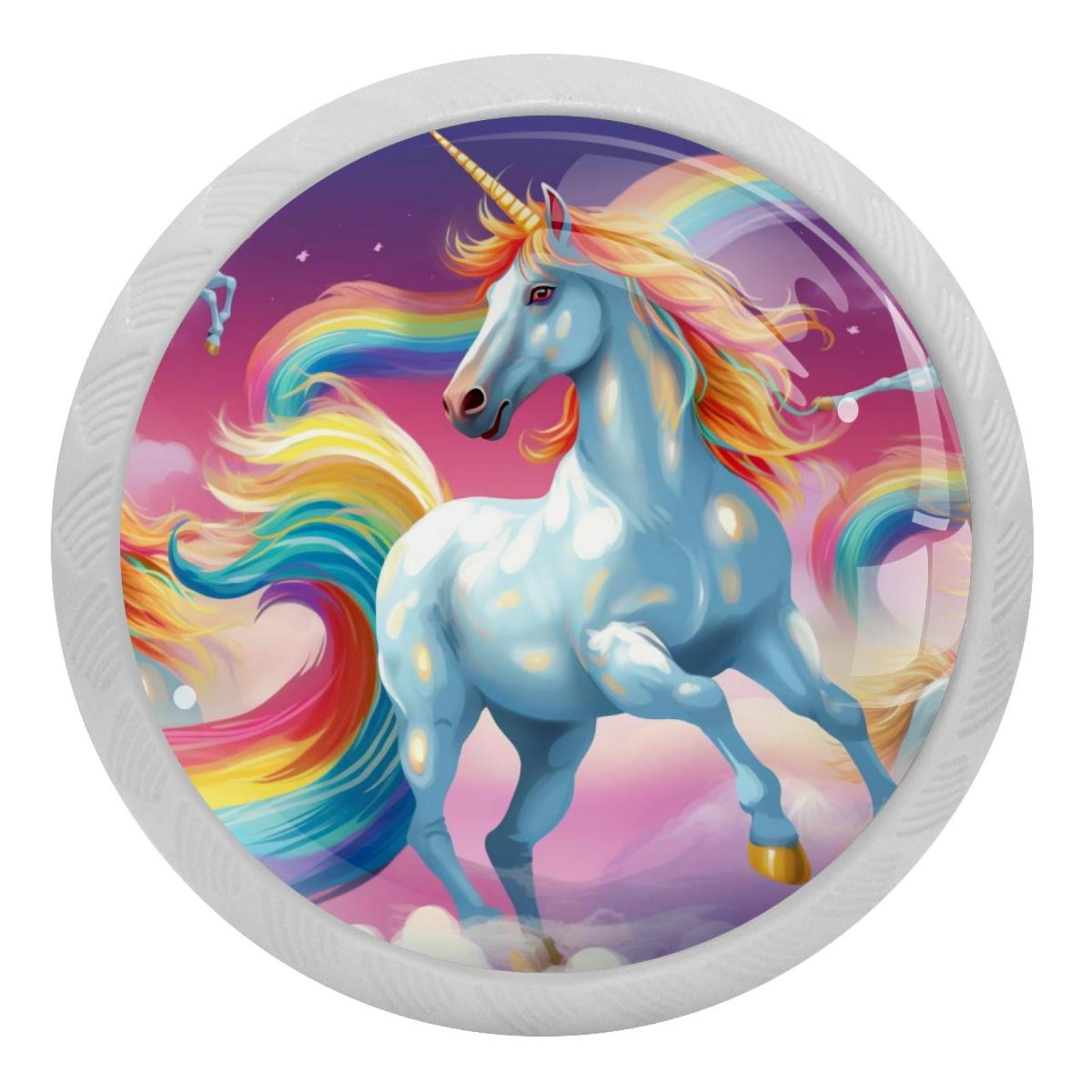 Unicorn Round Glow-in-the-Dark Dresser Hardware Pack: Fluorescent ...