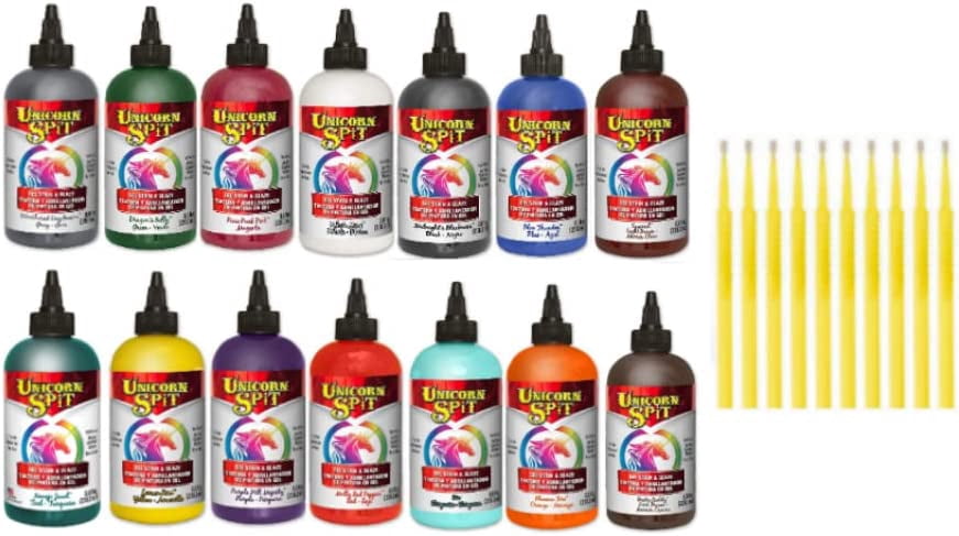 Unicorn SPiT Gel and Glaze Stain Complete Original Collection: 14, 8oz ...