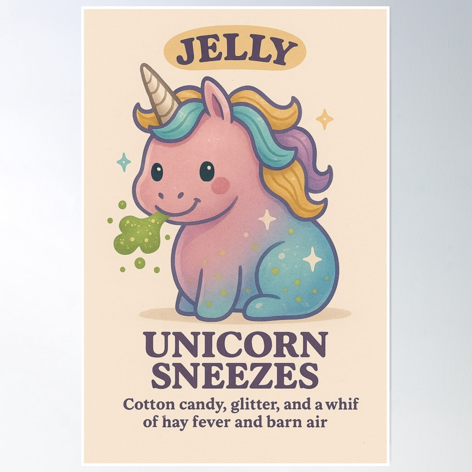 Unicorn Sneezes Jellybean – Cotton Candy, Glitter Dust & Whiffs Of ...
