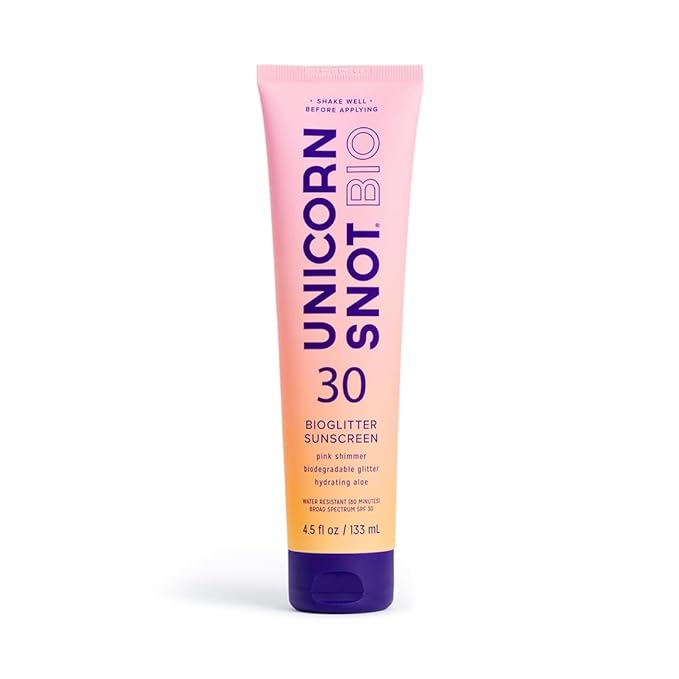 Unicorn Snot Bio Sunscreen Lotion - SPF 30 Face & Body Shimmer | UVA ...