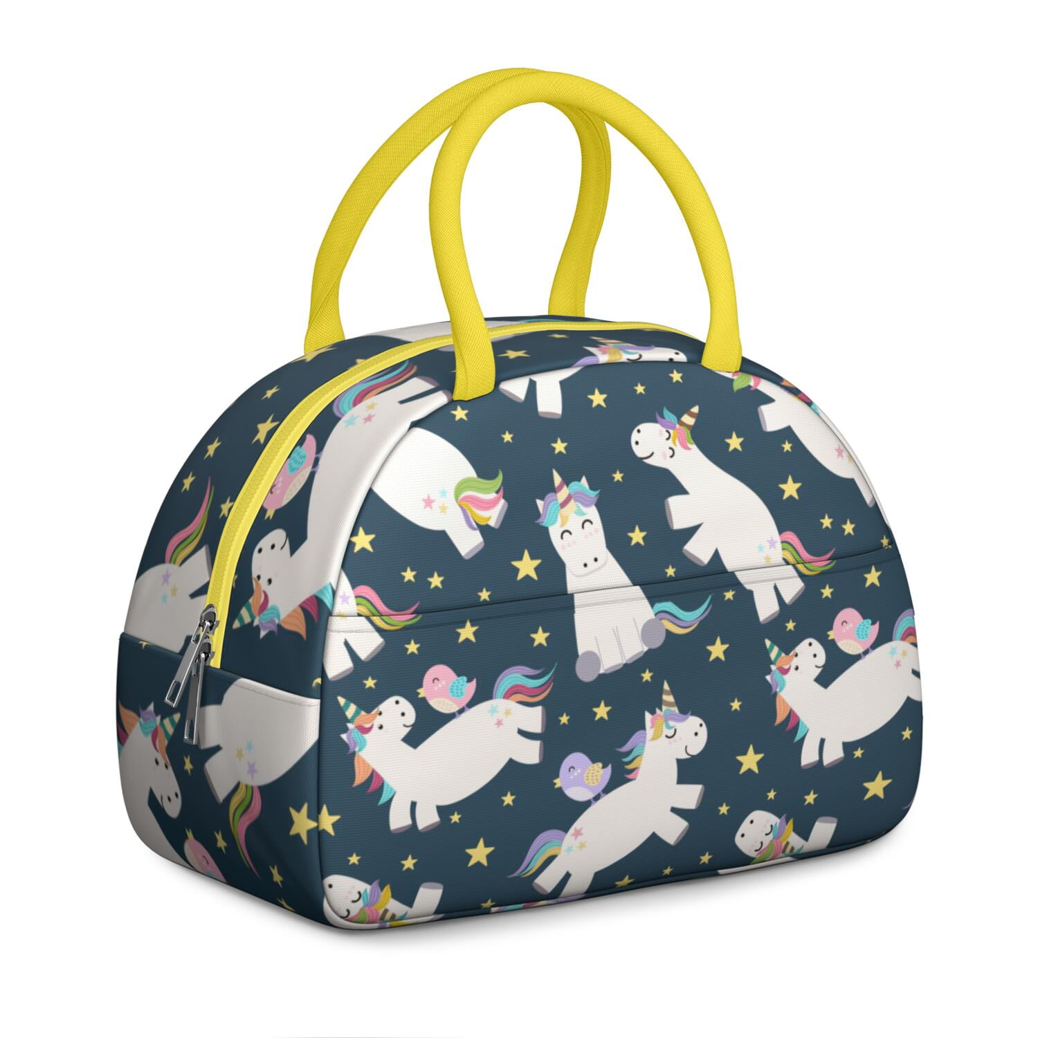 Unicorn Sparkle Lunch Box - Jewel-Toned Rainbow Design, Insulated ...