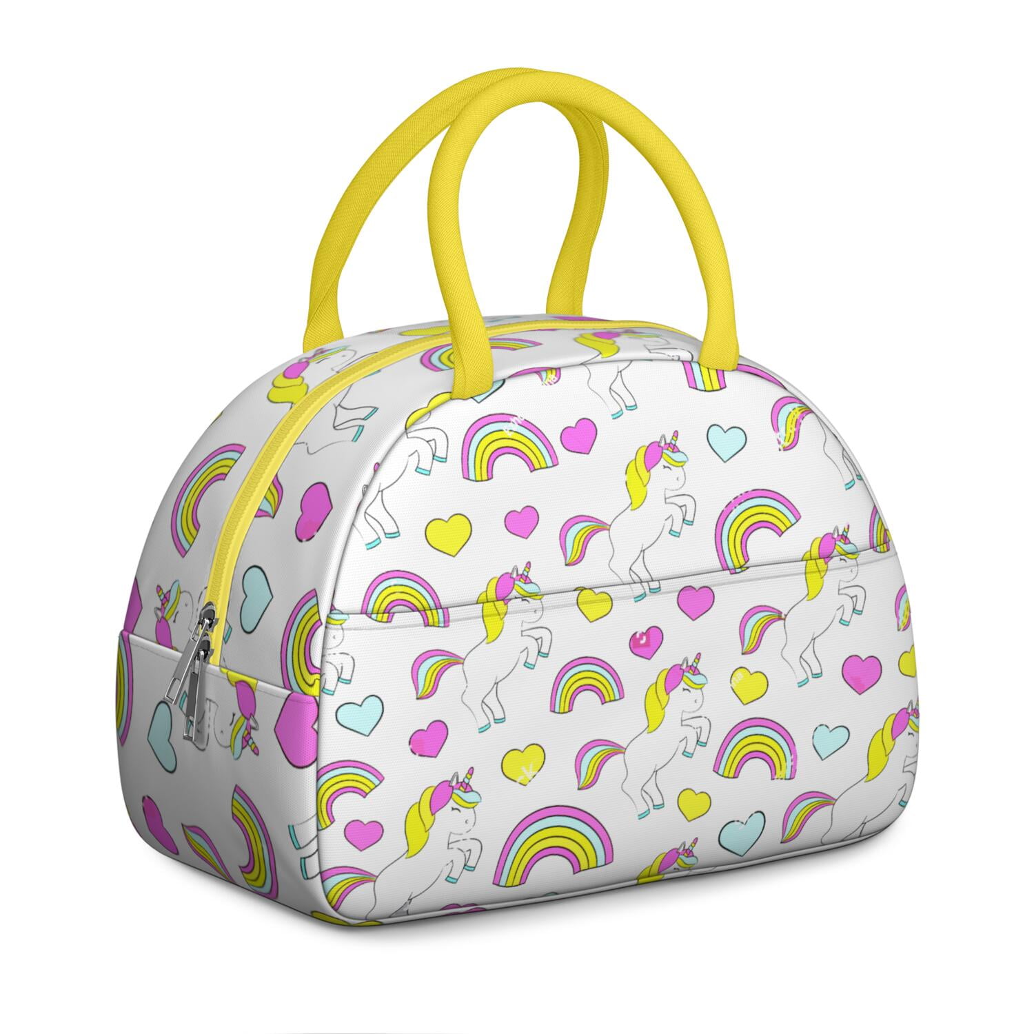Unicorn Sparkle Lunch Box - Jewel-Toned Rainbow Design, Insulated ...