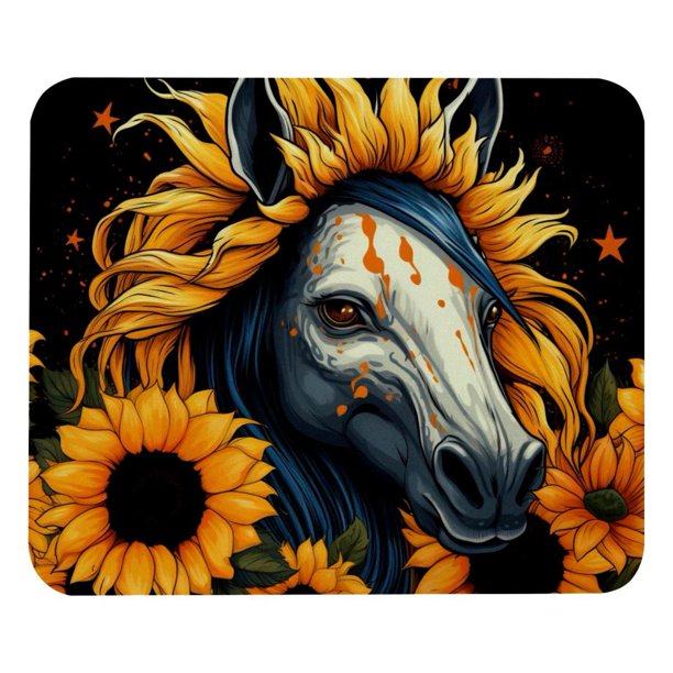 Unicorn Square Gaming Mouse Pad Desk Mat, 8.3x9.8 Inch, Non-Slip Rubber ...