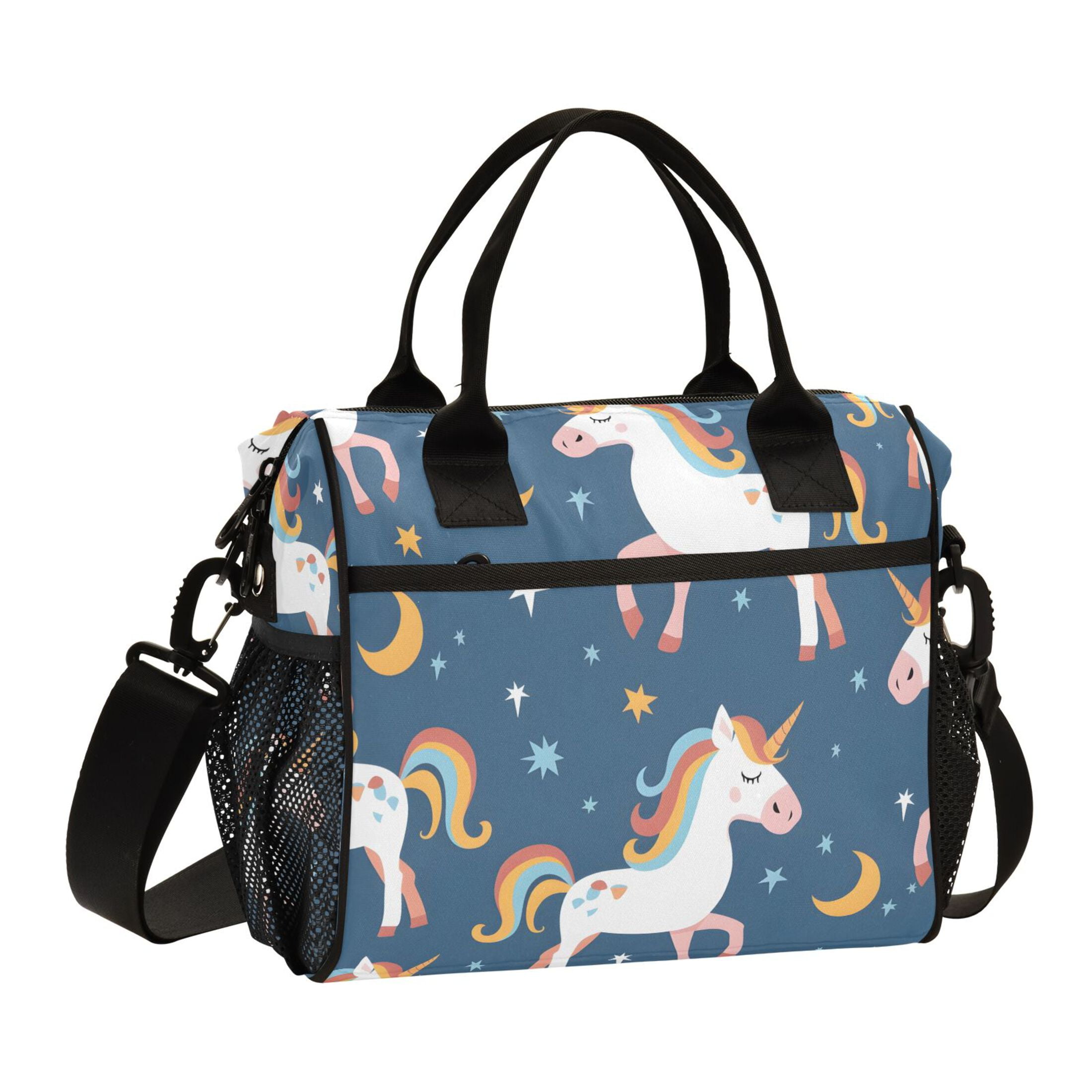 Unicorn Star Moon Lunch Bag Insulated Lunch Box Leakproof Reusable ...