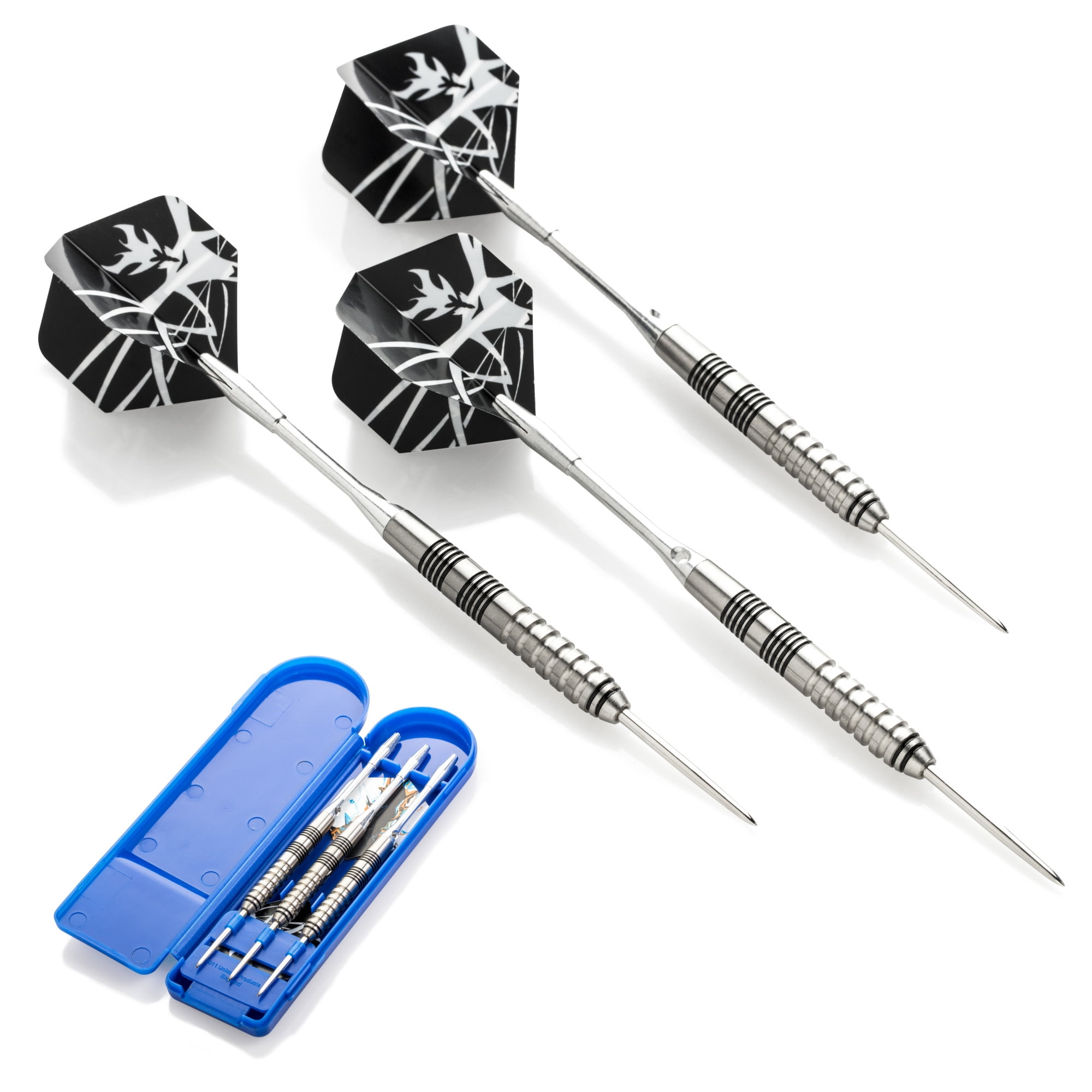Unicorn Steel 700 24-Piece Dart Set Includes Hard Case for Storage ...
