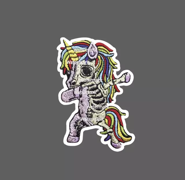 Unicorn Sticker Zombie Dab Waterproof Sticker Phone Decal Water Bottle ...