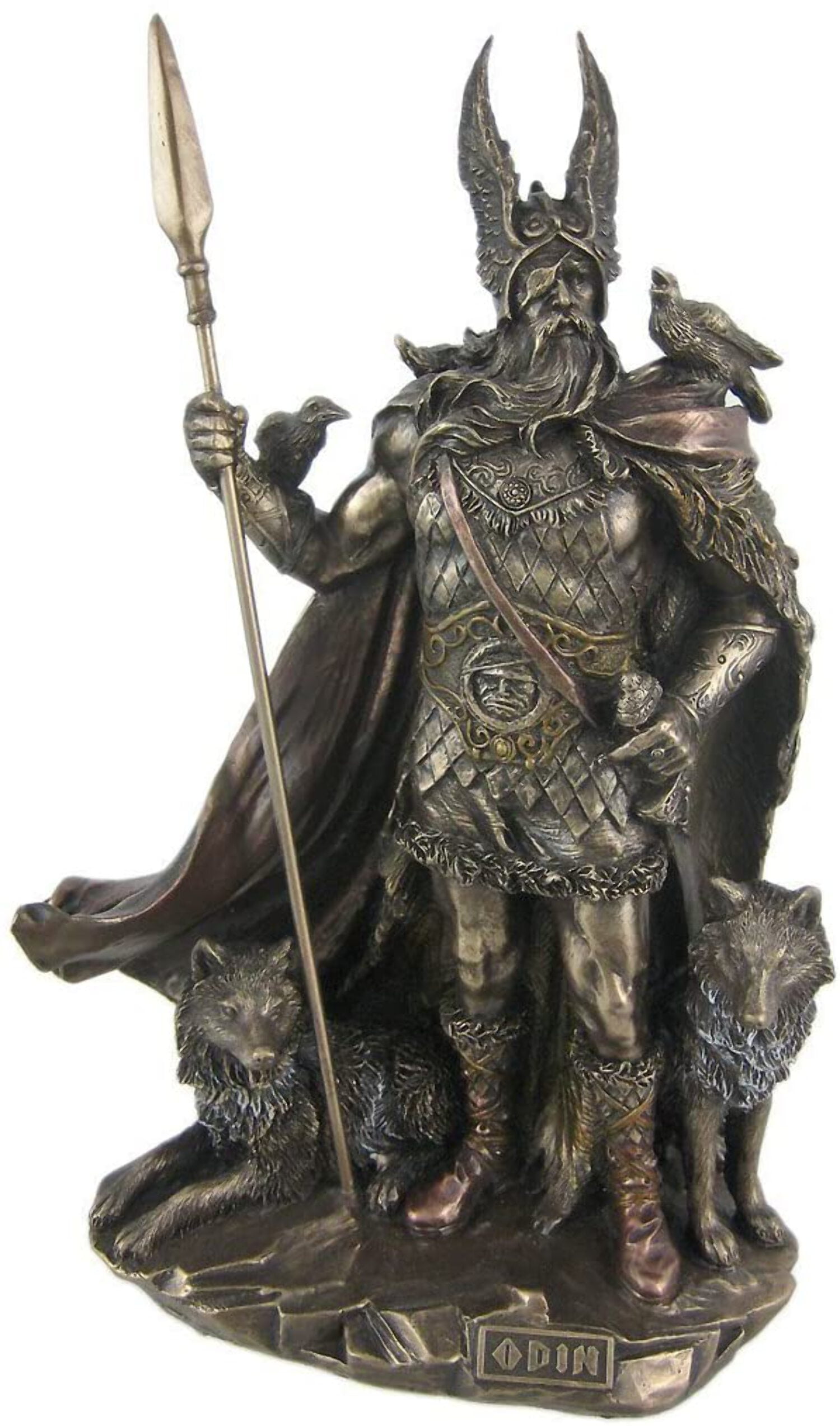 Unicorn Studio Norse God - Odin, Greek Inspired, Cold Cast Bronze ...