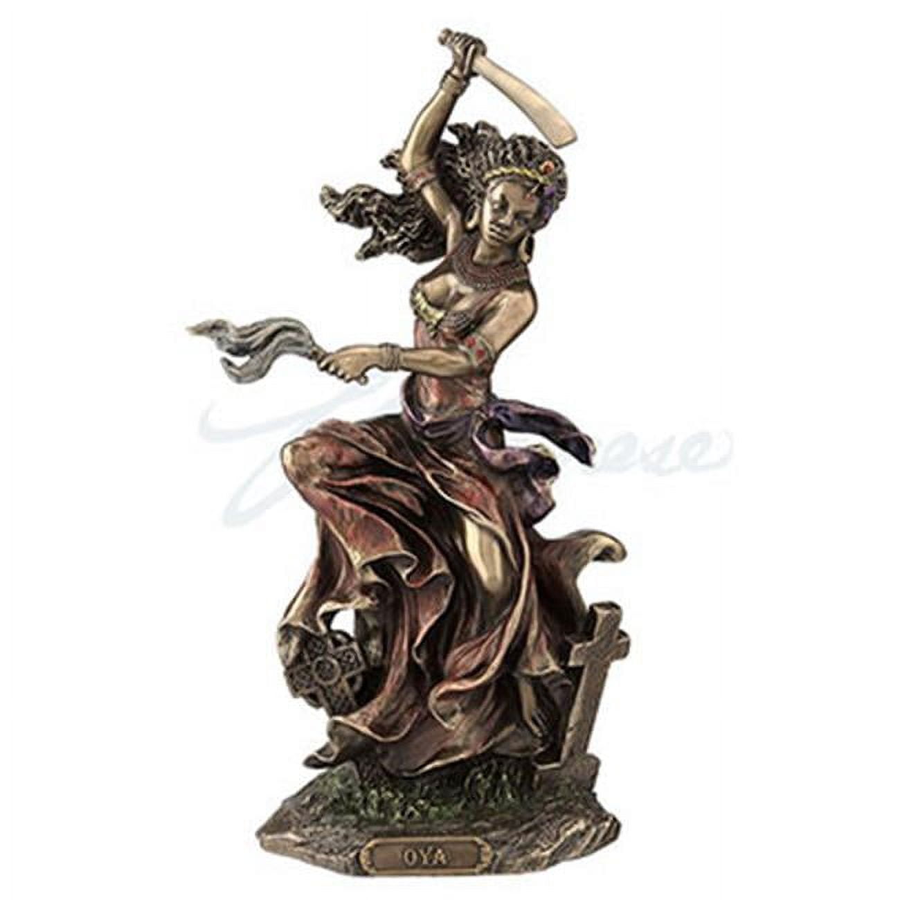 Unicorn Studio Bronzed Oya Goddess of Wind and Transformation Statue - Walmart.com