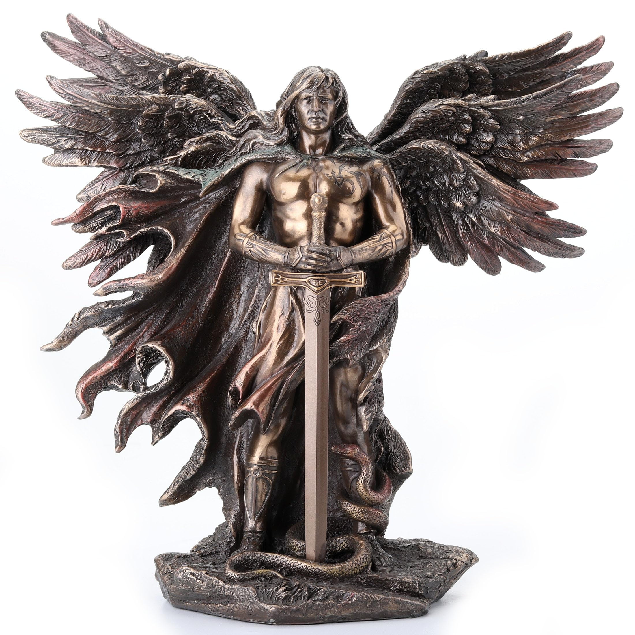 Unicorn Studio WU75976A4 Guardian Angel Statue in 6 Winged with Sword ...