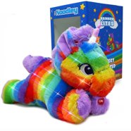 Creative Twinkle Glowing Stars Shape Plush Throw Pillow, LED Night ...