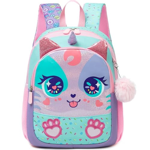 Unicorn Toddler Backpack for School Mini Backpacks for Girls Kids Cute ...