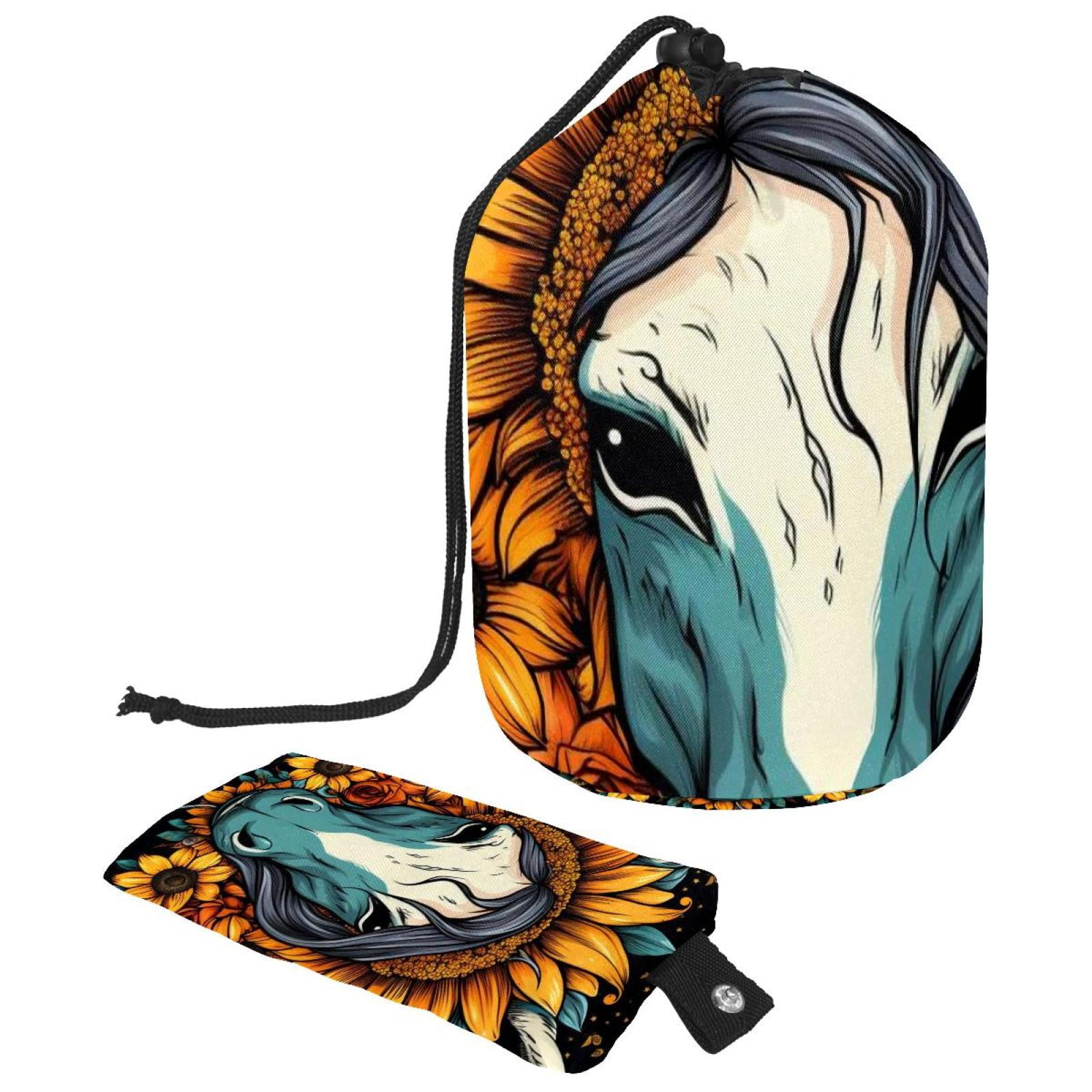 Unicorn Travel-Friendly Portable Mesh Shower Bags with Drawstring, Wash ...