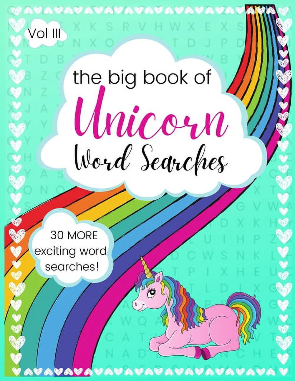 Unicorn Word Searches: The Big Book of Unicorn Word Searches (Paperback ...