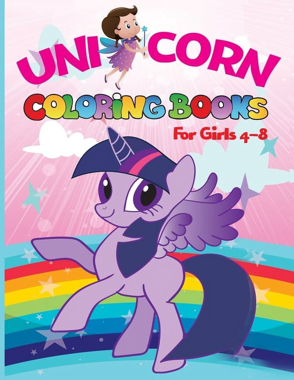 Unicorn coloring books for girls 4-8: Magical Unicorn Coloring Books ...