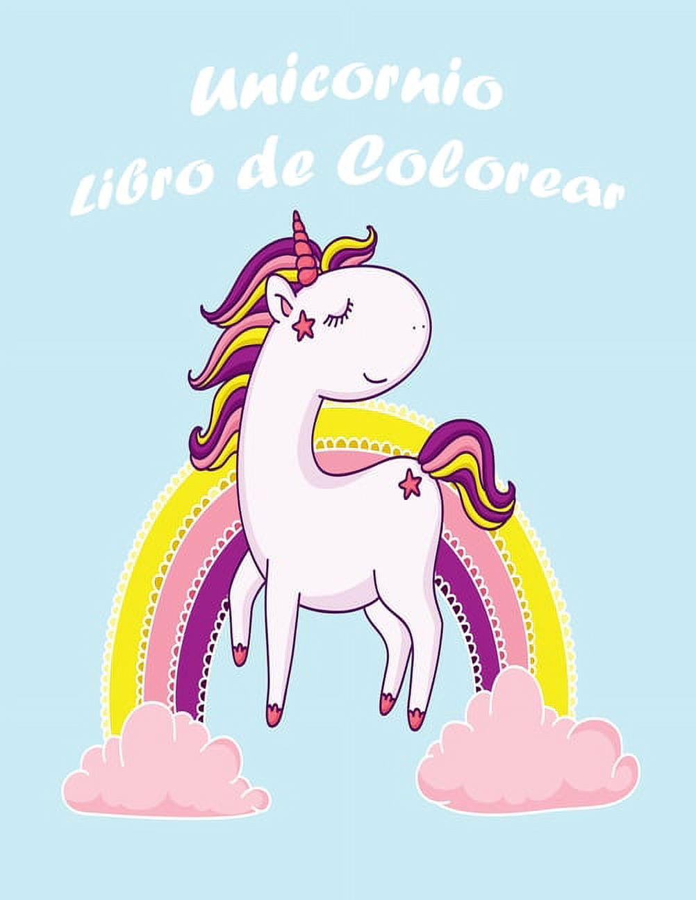 Unicornio Libro de Colorear: Lindo libro para colorear - 100 Mágico ...