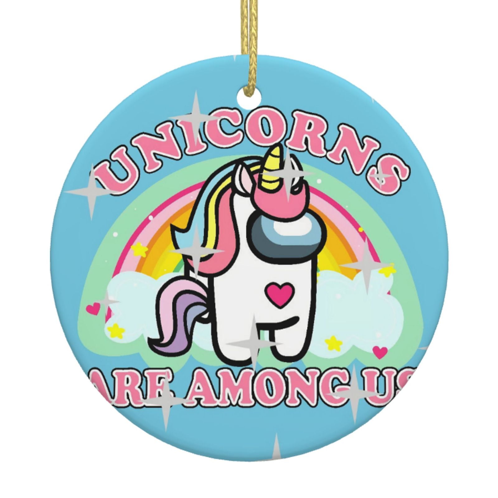 Unicorns Arf Among Us Imposter Crewmate Christmas Tree Decorations ...