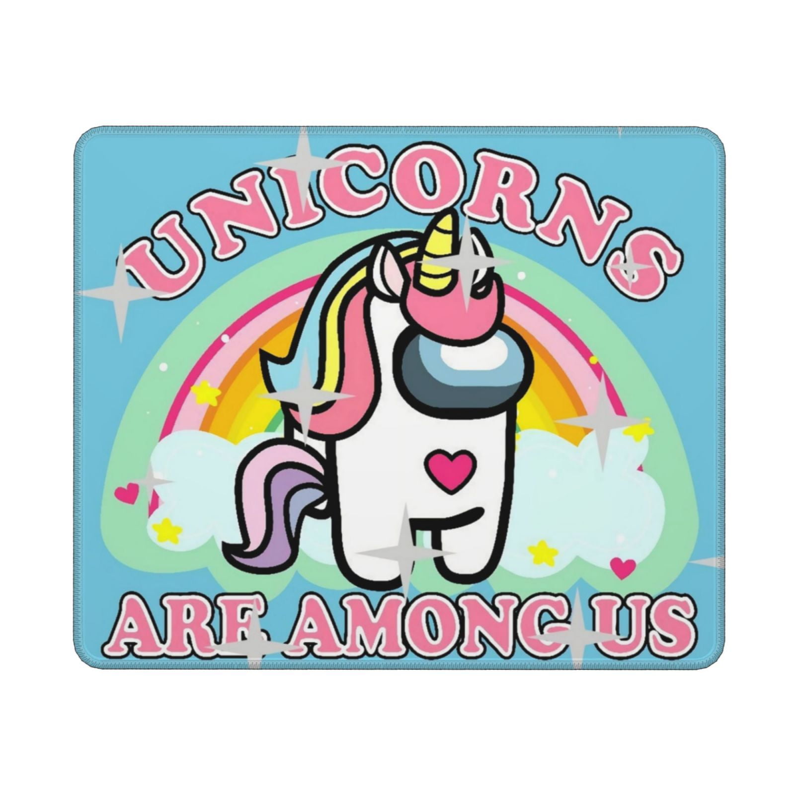Unicorns Arf Among Us Imposter Crewmate Mouse Pad,Kawaii Anime Cat ...