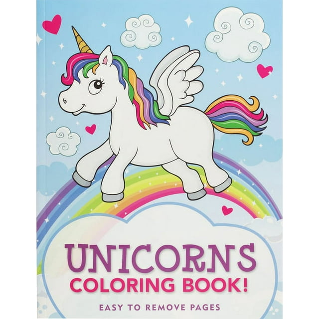 Unicorns Coloring Book (Paperback) - Walmart.com