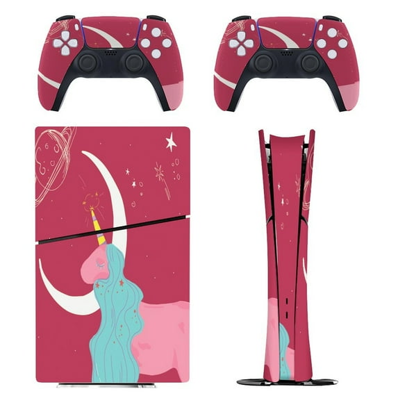 Unicorns, Planets, Stars And Moons PS5/PS5 Slim Digital Disc Skin ...