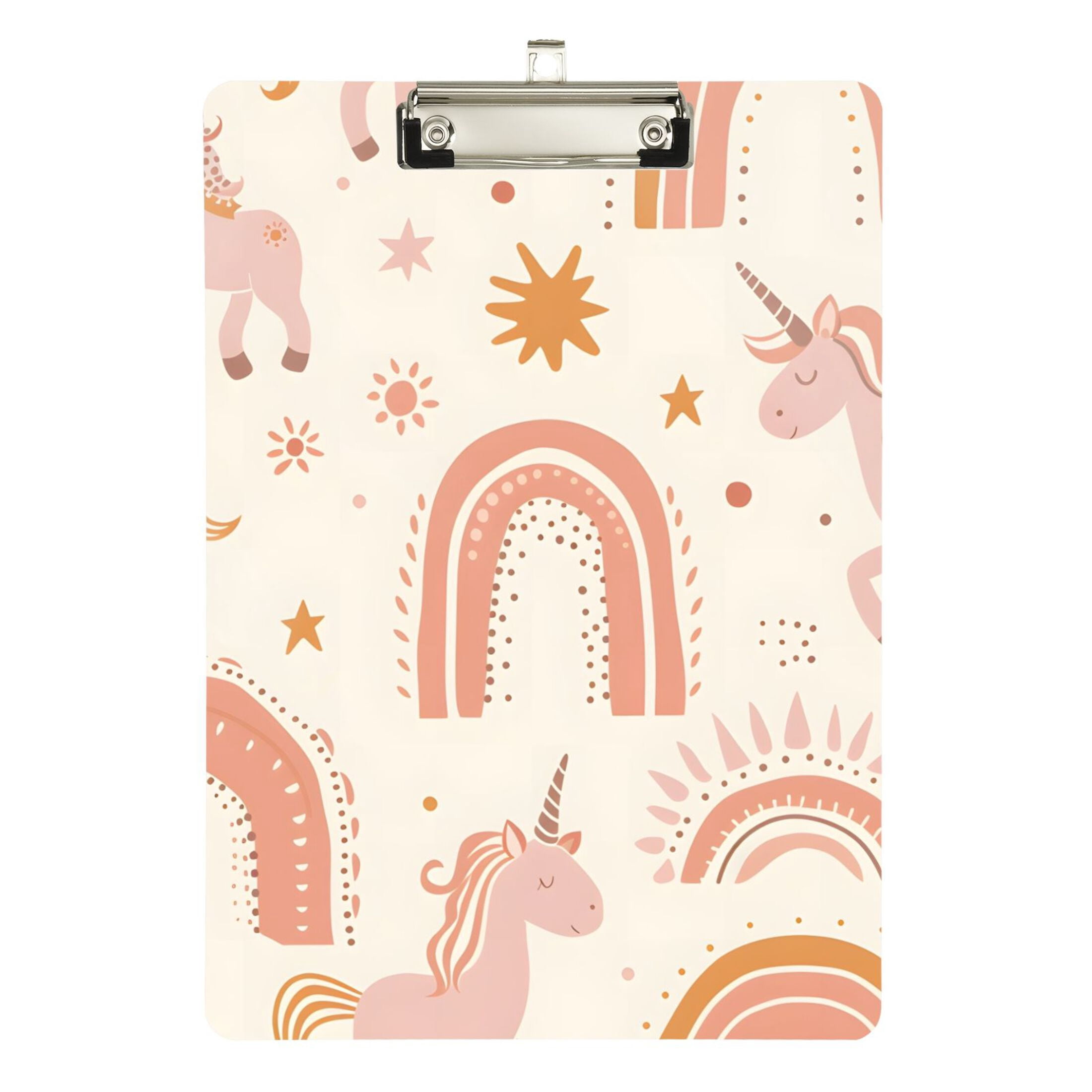 Unicorns Stars Rainbows Acrylic Clipboard Drawing Board Clipboard with ...