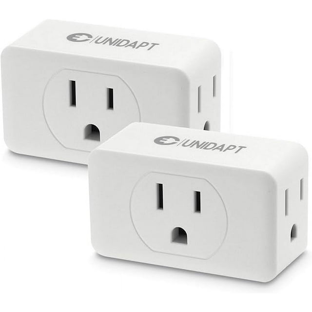 Unidapt 3 Outlet Multi Plug Wall Adapter, Multiple Outlet Splitter ...
