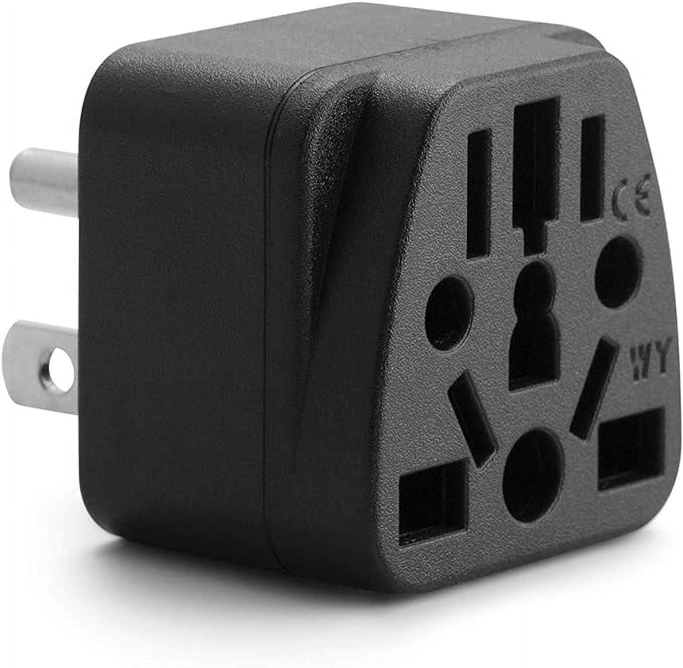 Unidapt US Travel Plug Adapter, EU,AU,UK,NZ,CN,in to USA (Type B ...
