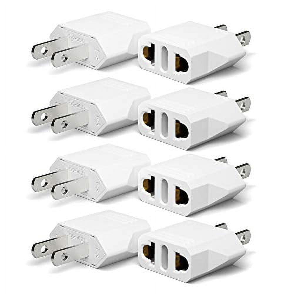 Unidapt USA American Plug adapters - Europe to US Adaptor Plug Power ...