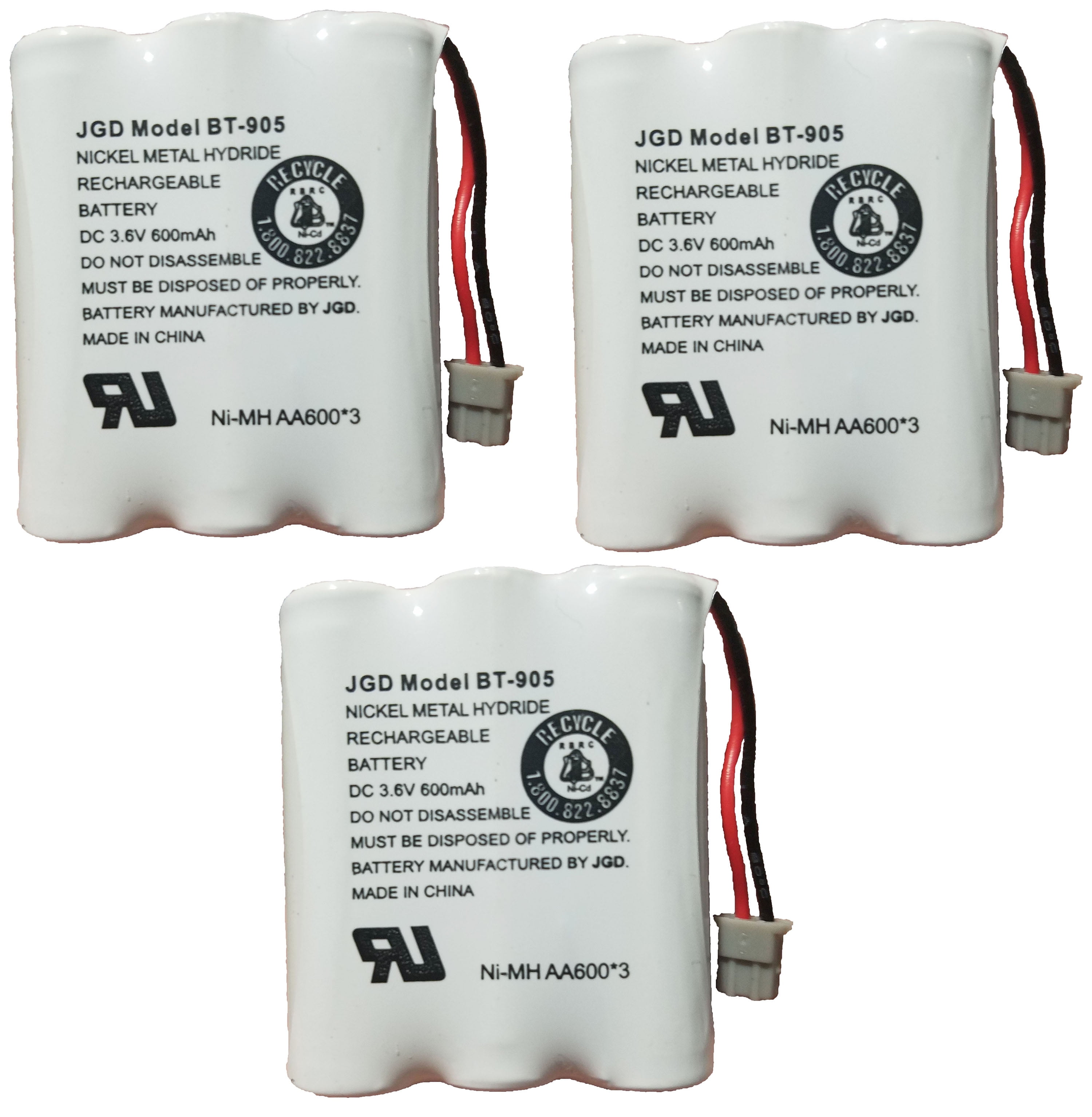 Uniden 600mAh Power Battery for Panasonic P-P501 or AT&T 200, BT-905, 3 ...