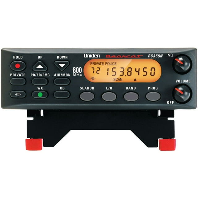 Uniden 800 MHz 300-Channel Base Mobile Scanner | Police, Fire, CB Radio ...