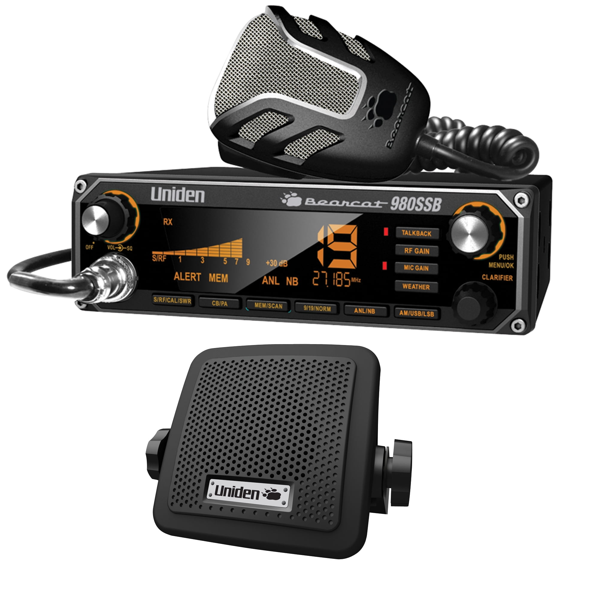 Uniden BEARCAT 980SSB CB Radio with SSB & BC7 Accessory CB/Scanner ...