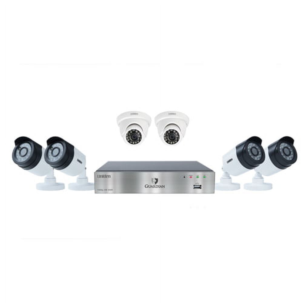 Uniden Guardian G7842d2 8-channel 1080p 2tb Surveillance System With 6 ...