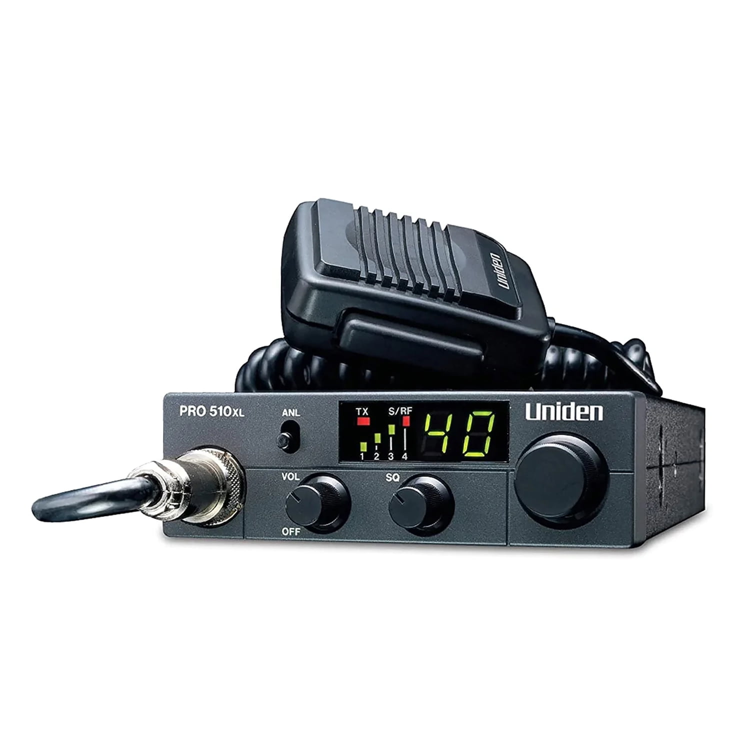 Uniden PRO510XL Pro Series Bearcat 40-Channel Compact CB Radio ...