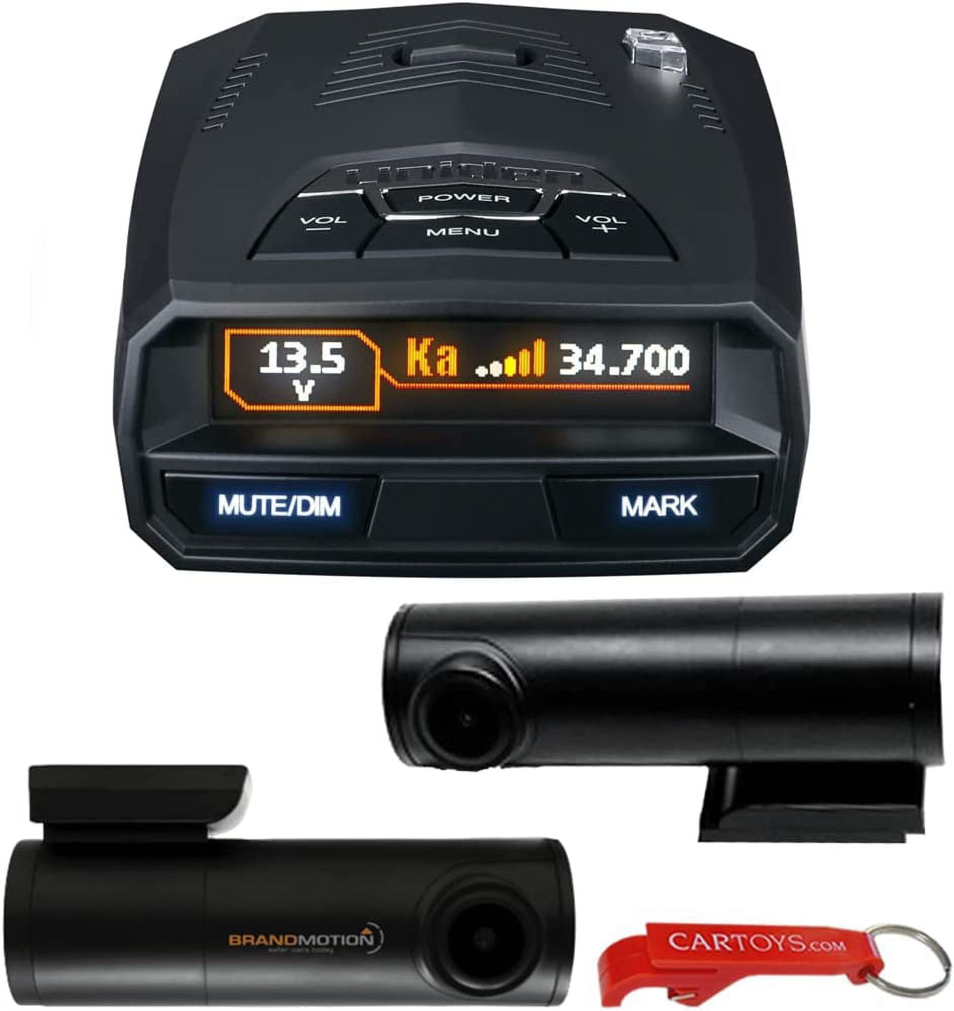 Uniden R4 Extreme Long-Range Laser/Radar Detector & Brandmotion 2K ...