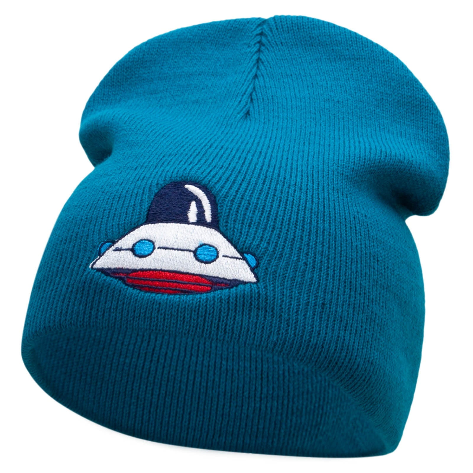 Unidentified Phenomenon Embroidered 8 Inch Short Beanie - Aqua OSFM ...