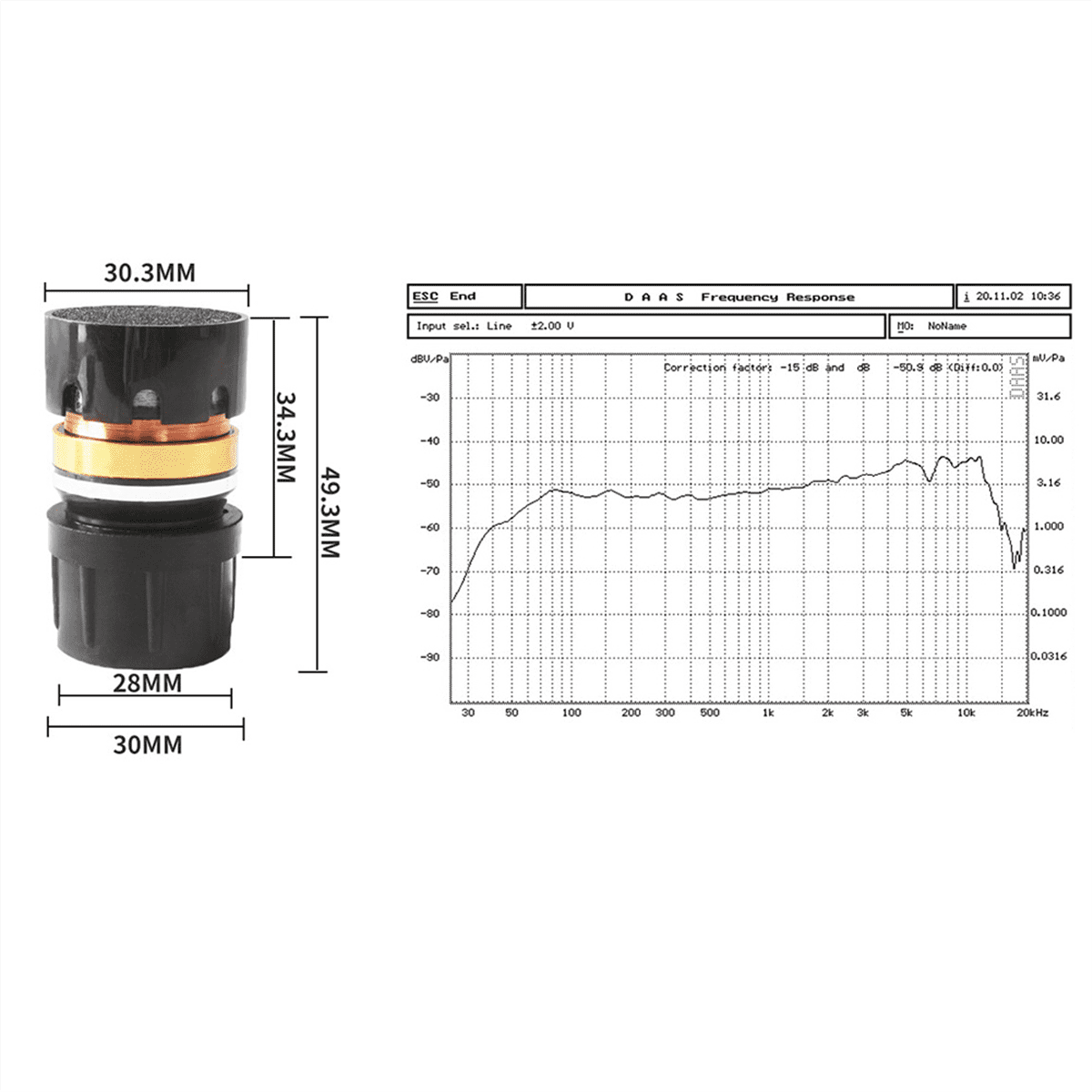 Unidirectional Dynamic Microphone Core KTV Dynamic Microphone Capsule N ...