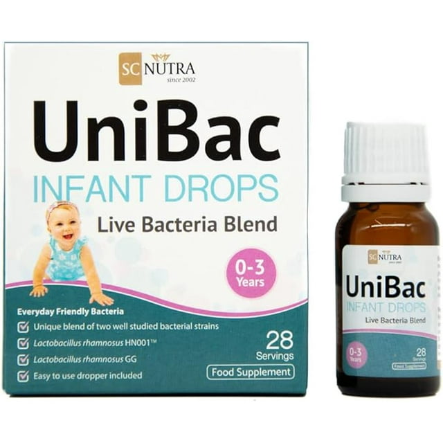 Unified Bacteria: UniBac Probiotics Baby/Infant Drops for 0-3 Years ...