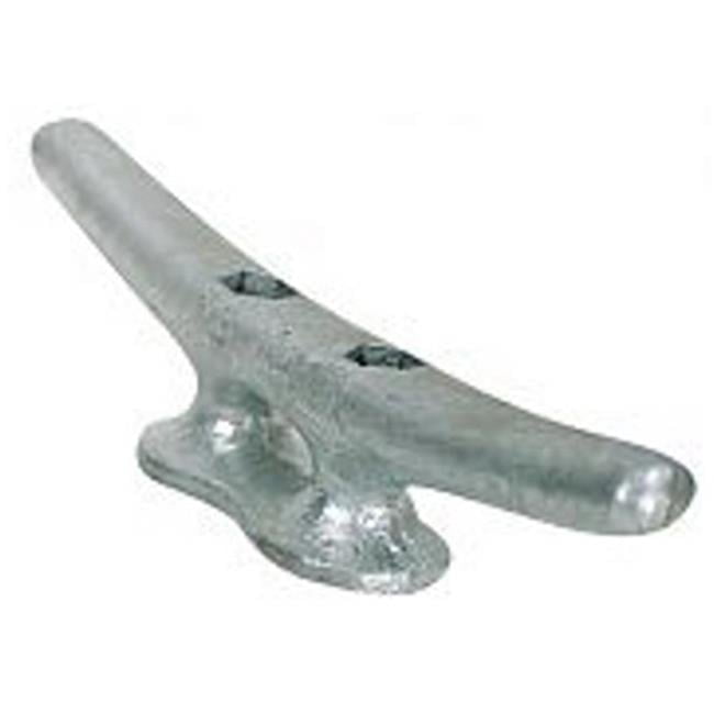 Unified Marine 50062485 Cast Iron Galvanized Cleat - 6 in. - Walmart.com