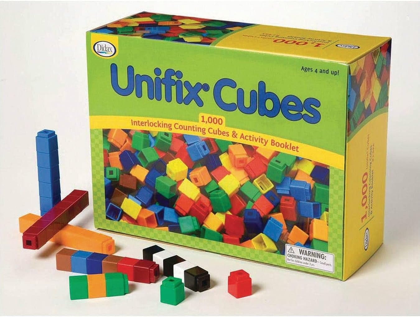 Unifix Cubes Interlocking Counting Cubes with Activity Booklet (Set of ...