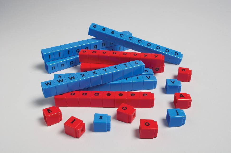Unifix Letter Cubes: Consonant-Vowel-Consonant Set (Other) - Walmart.com