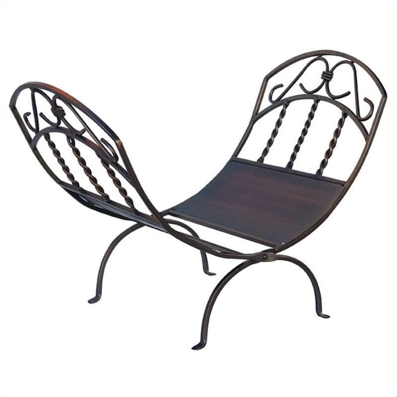 Uniflame Venetian Bronze Log Rack - Walmart.com